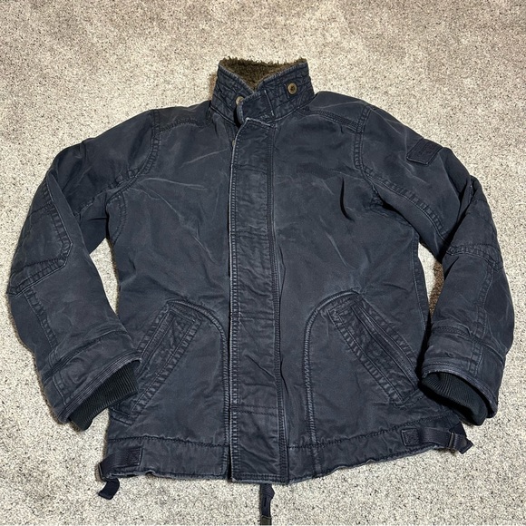 Abercrombie & Fitch | Jackets & Coats | Abercrombie Fitch Bomber Jacket In Heavy Canvas ...